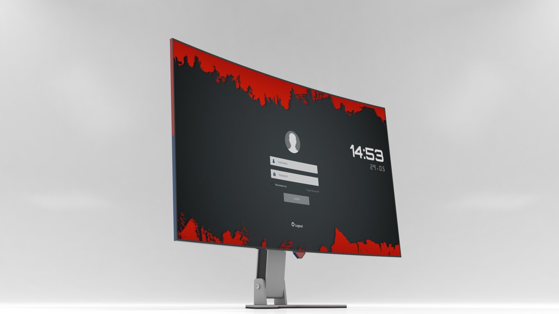 3D designed computer monitor screen - TurboSquid 1638330