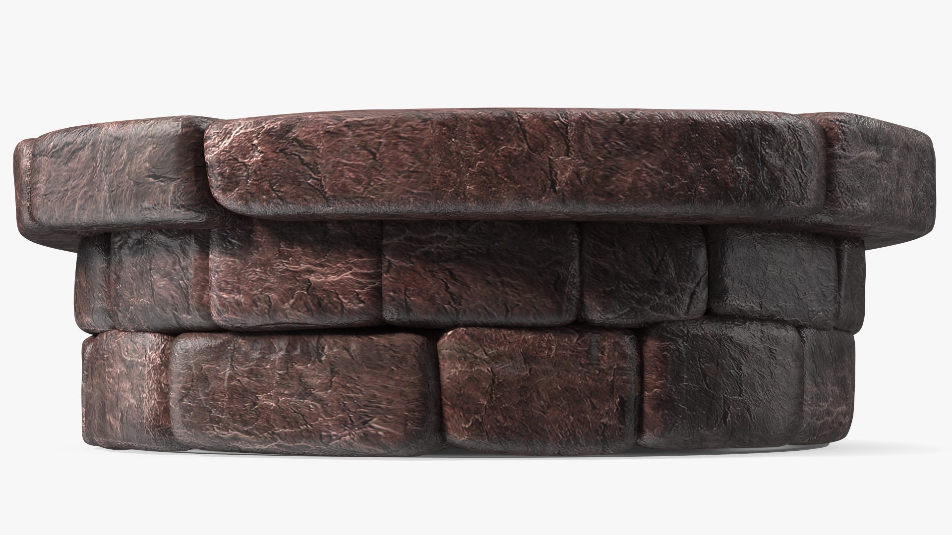 3D Round Stone Fire Pit Table - TurboSquid 1914521