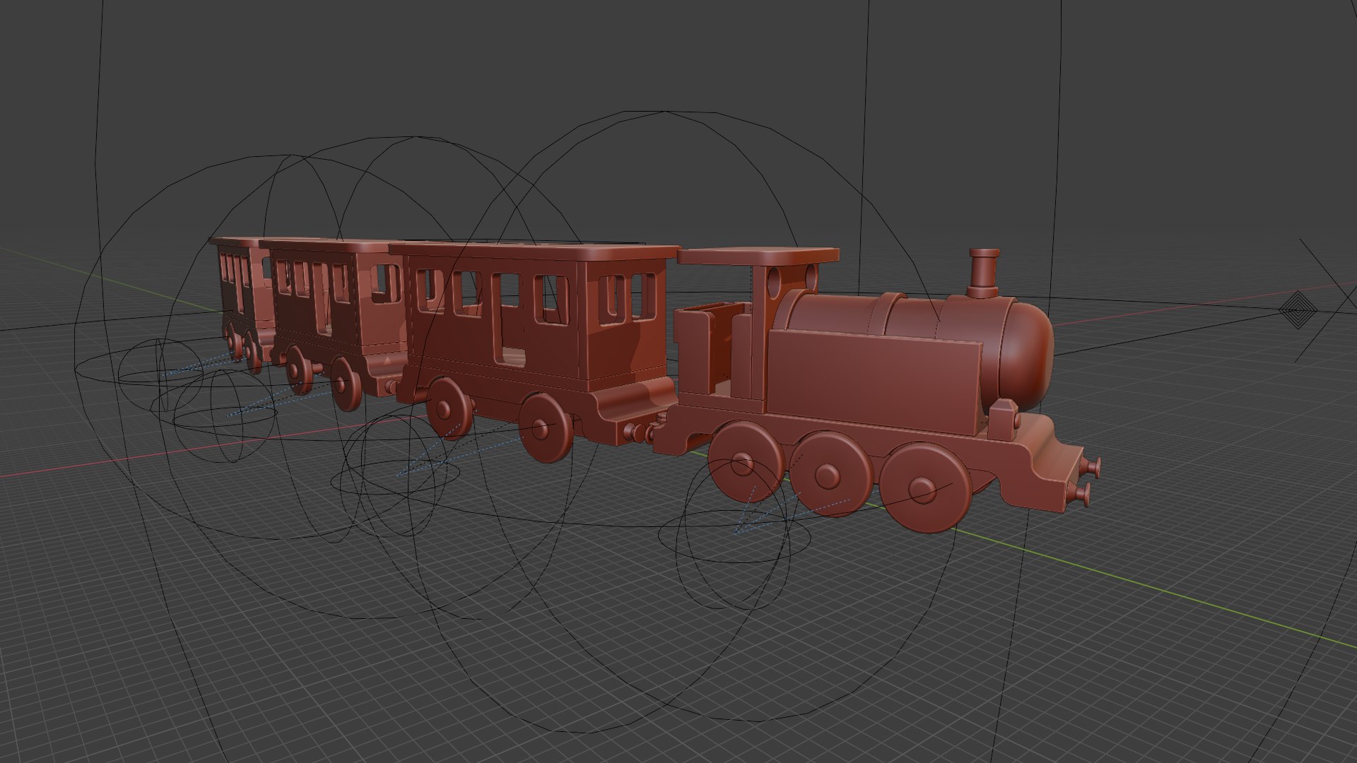WOODEN LITTLE TRAIN And CARRIAGES BUNDLE - RogueFilmProductions 3D ...
