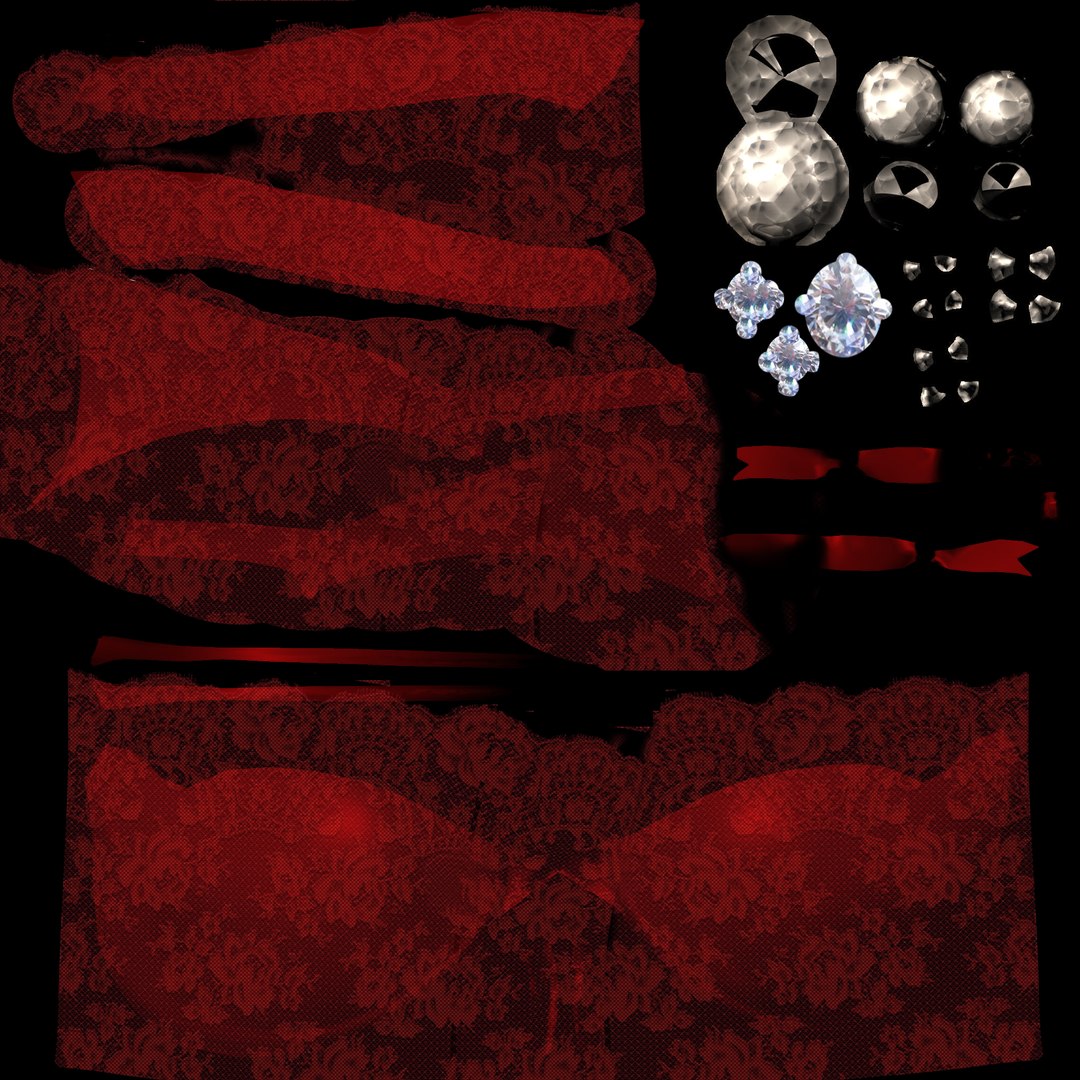 3D Model Bombshell Bra - TurboSquid 1820455