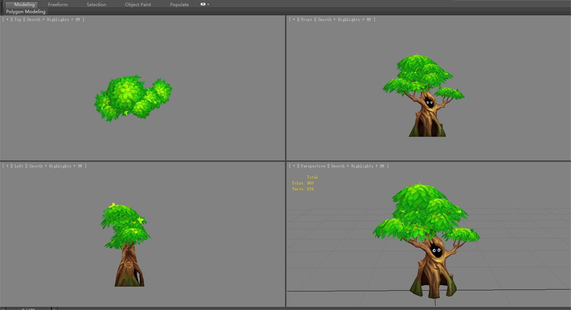 Cartoon Forest Elf - Green Summoned Beast 3D - TurboSquid 2265070