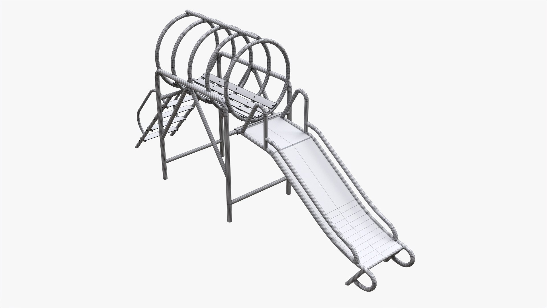 Playground Barrel Slide 01 3D Model - TurboSquid 1877124