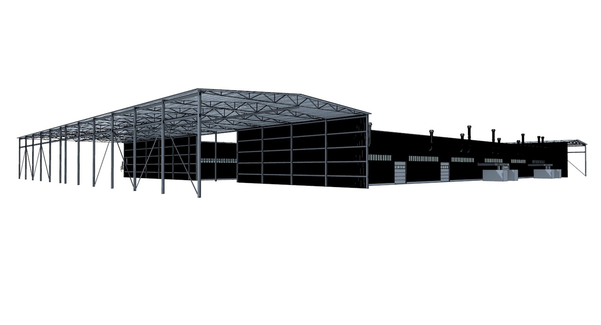 Recycling Waste Sorting Building 3D - TurboSquid 1291396