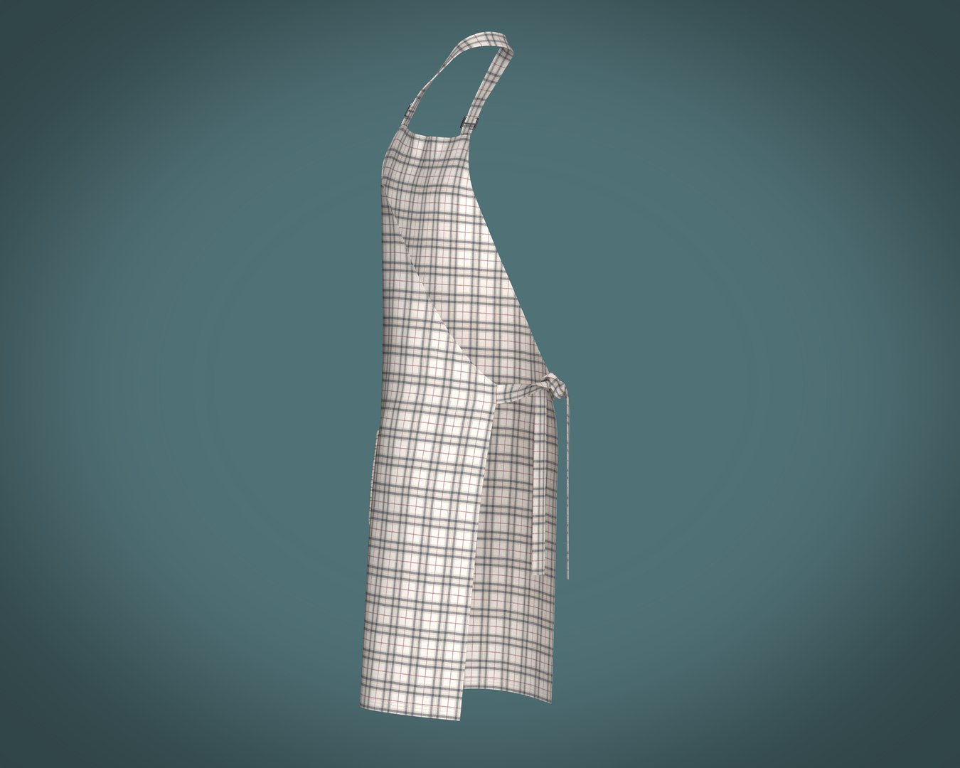 3D Apron-Checked V2 - TurboSquid 2124750