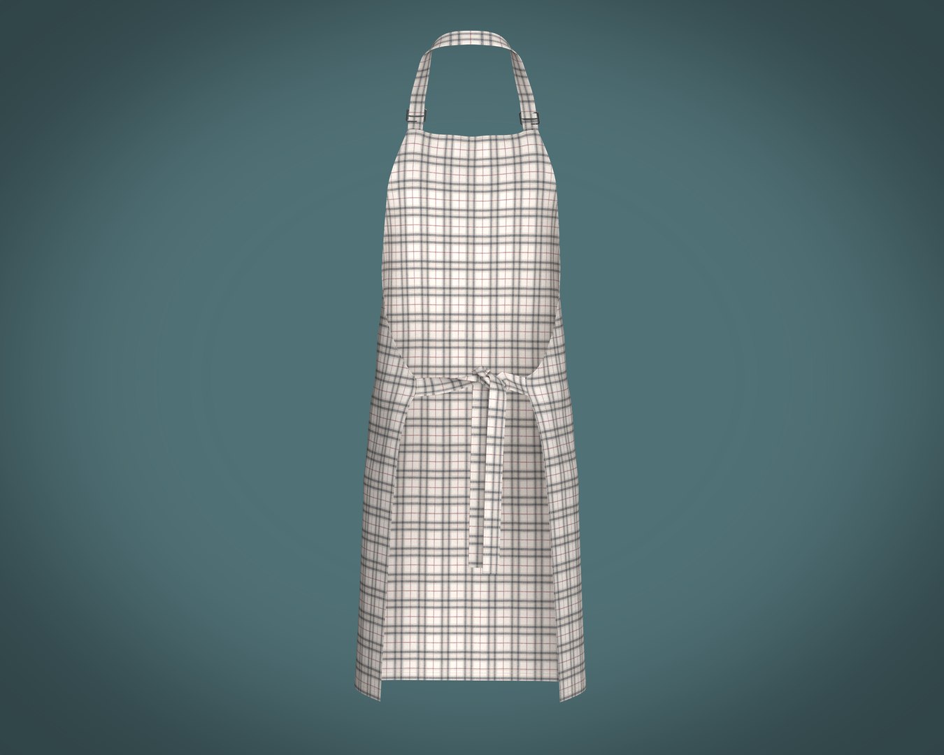 3D Apron-Checked V2 - TurboSquid 2124750