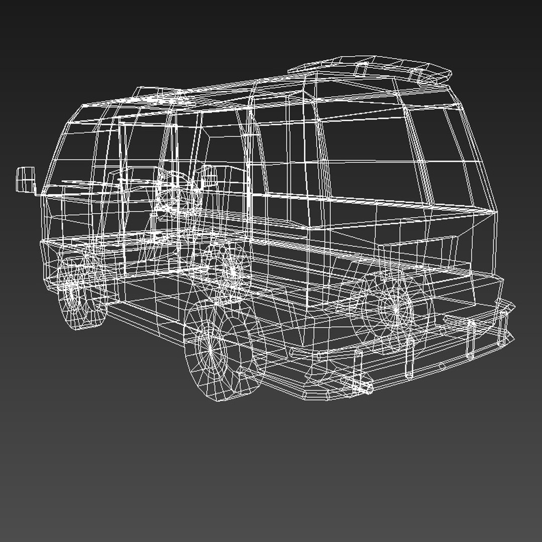 3D Model Angkot City Transport Vehicle - TurboSquid 1448503
