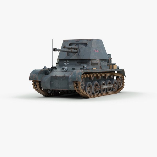 3ds ww2 german panzerjager 1 tank