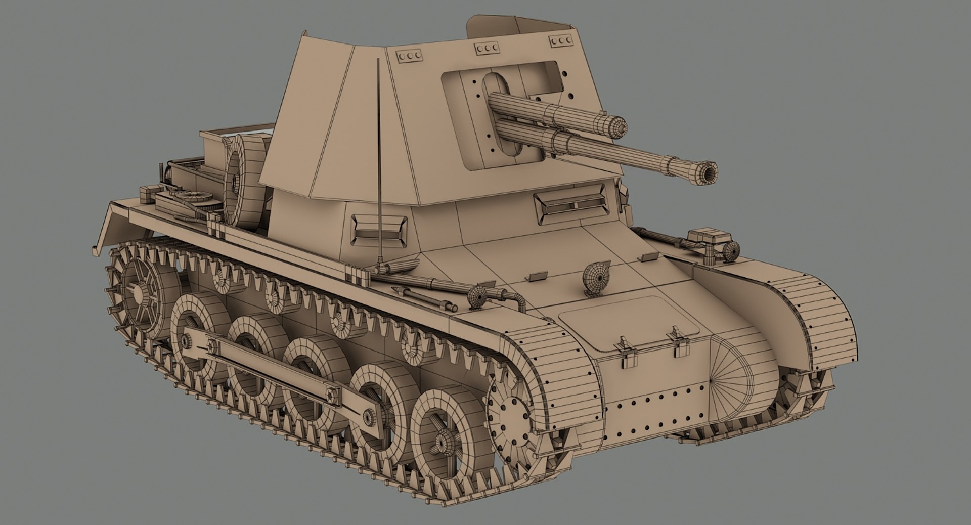 3ds Ww2 German Panzerjager 1 Tank