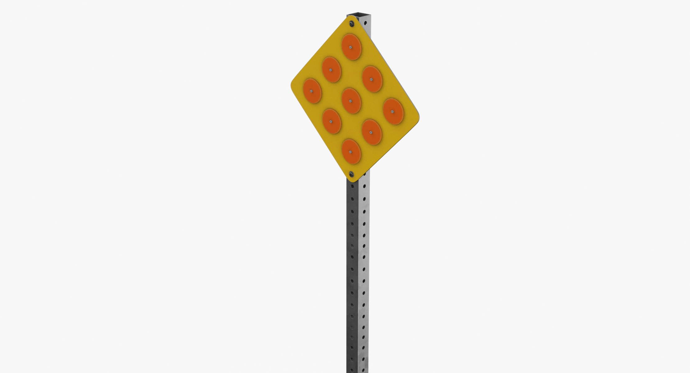 3D End of road Object marker Red and Yellow model - TurboSquid 1919503