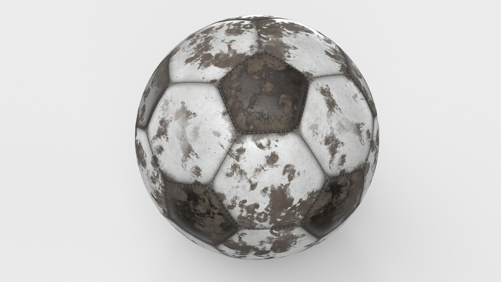 Soccer Ball Low Poly Worn Model - TurboSquid 2185137