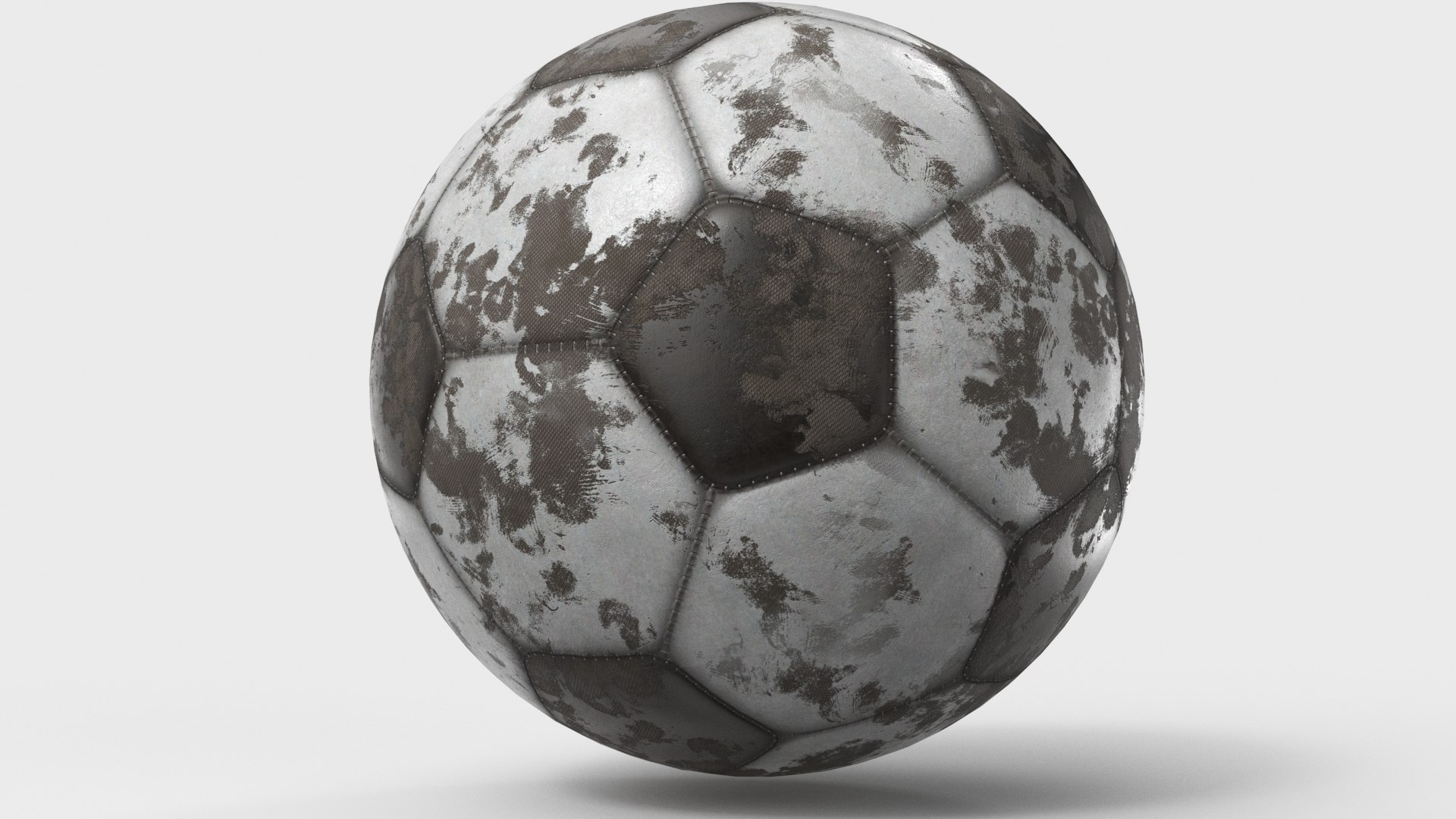 Soccer Ball Low Poly Worn Model - TurboSquid 2185137