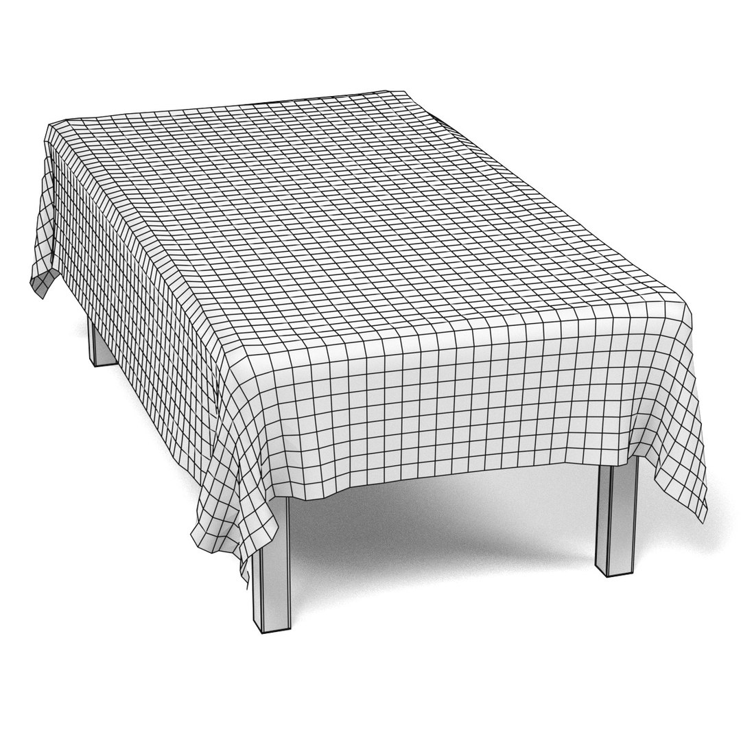 3d 3ds Tables Tableclothes Rectangular