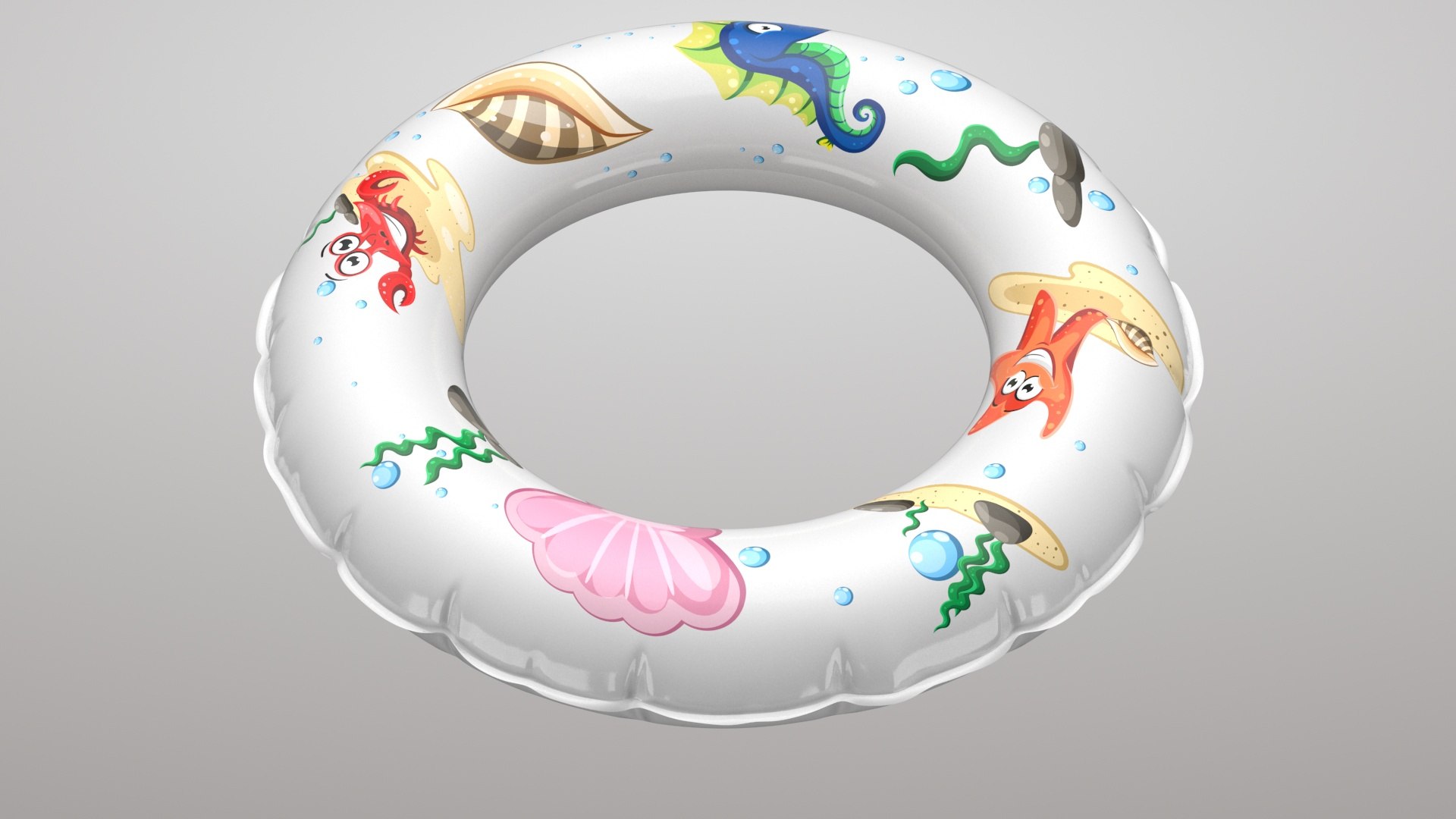 Swimming Circle Drawing PBR Model - TurboSquid 2065298