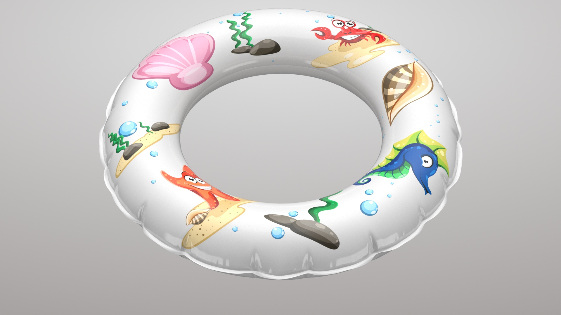 Swimming Circle Drawing PBR Model - TurboSquid 2065298