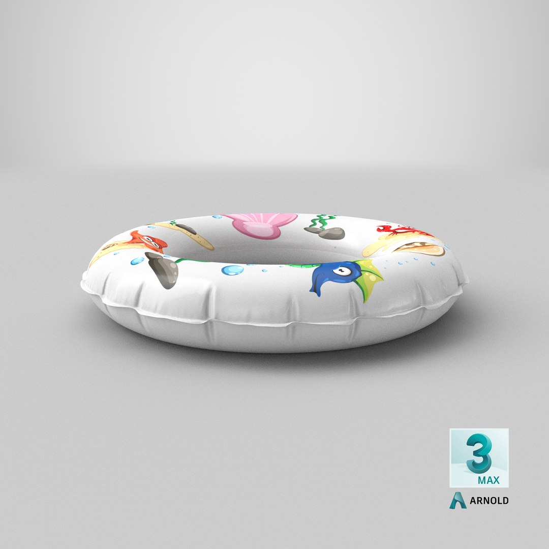 Swimming Circle Drawing PBR Model - TurboSquid 2065298