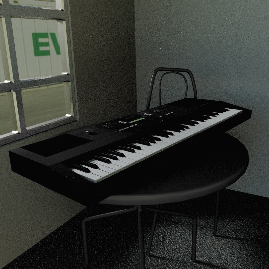 3d Model Of Yamaha Psr E343