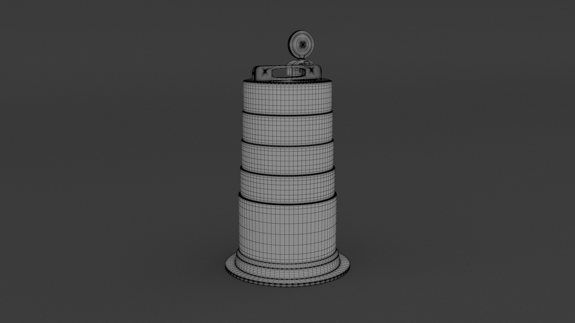 Traffic Barrel Barricade And Cone Model - TurboSquid 2206466