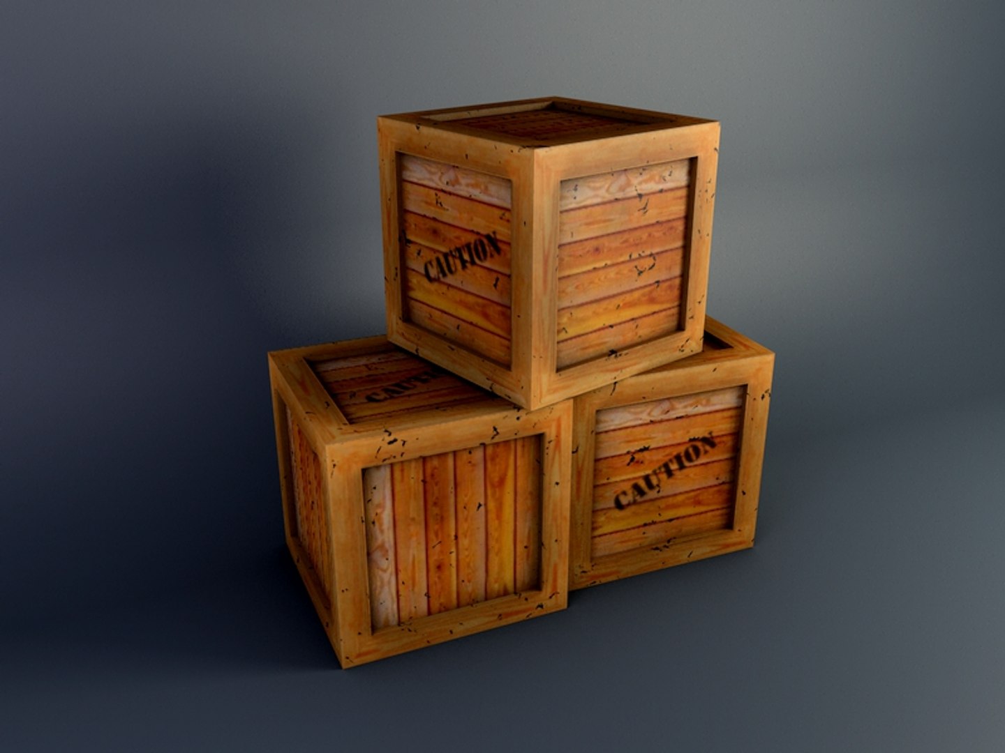 Dangerous Goods Boxes C4d
