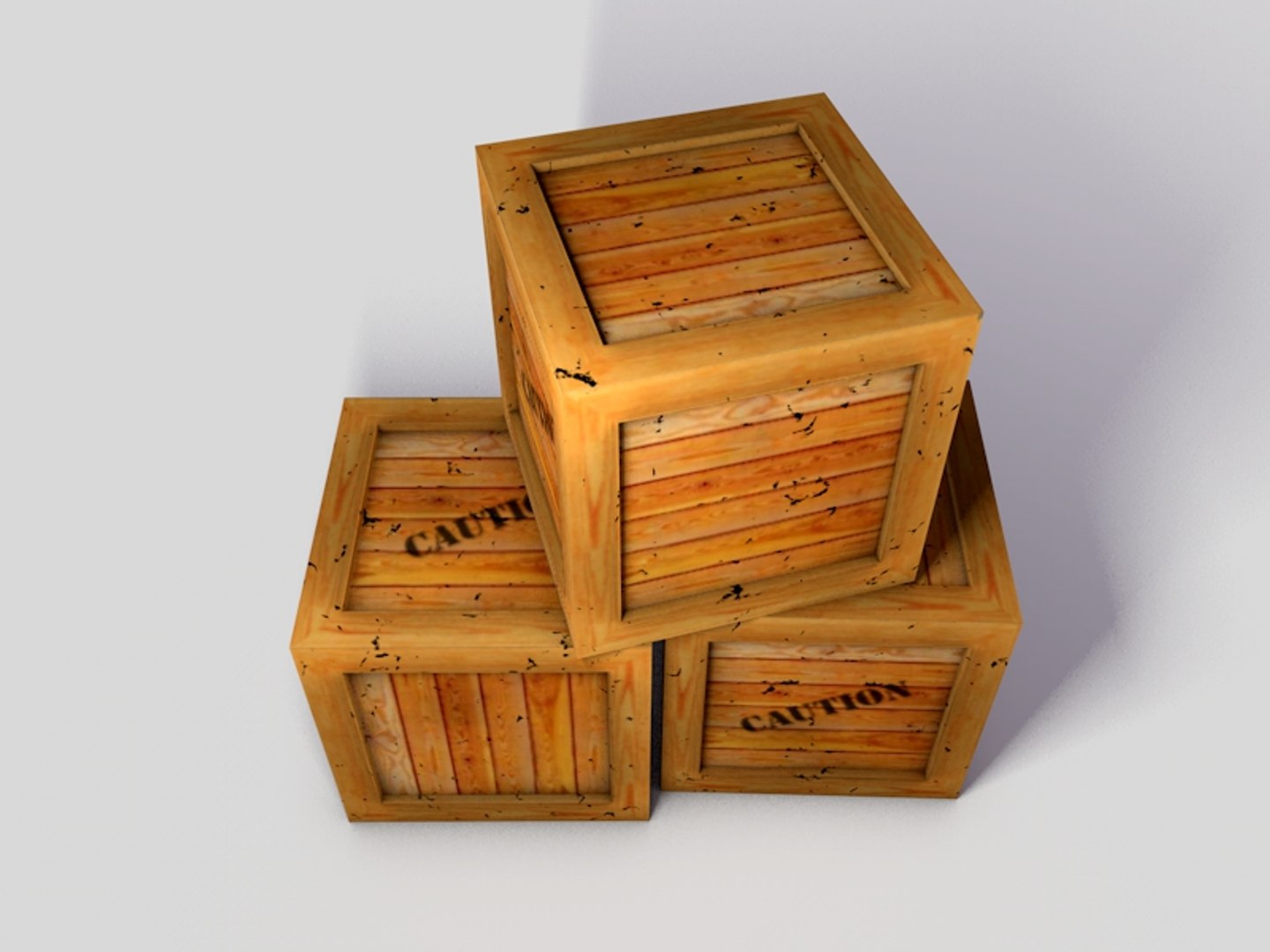 Dangerous Goods Boxes C4d
