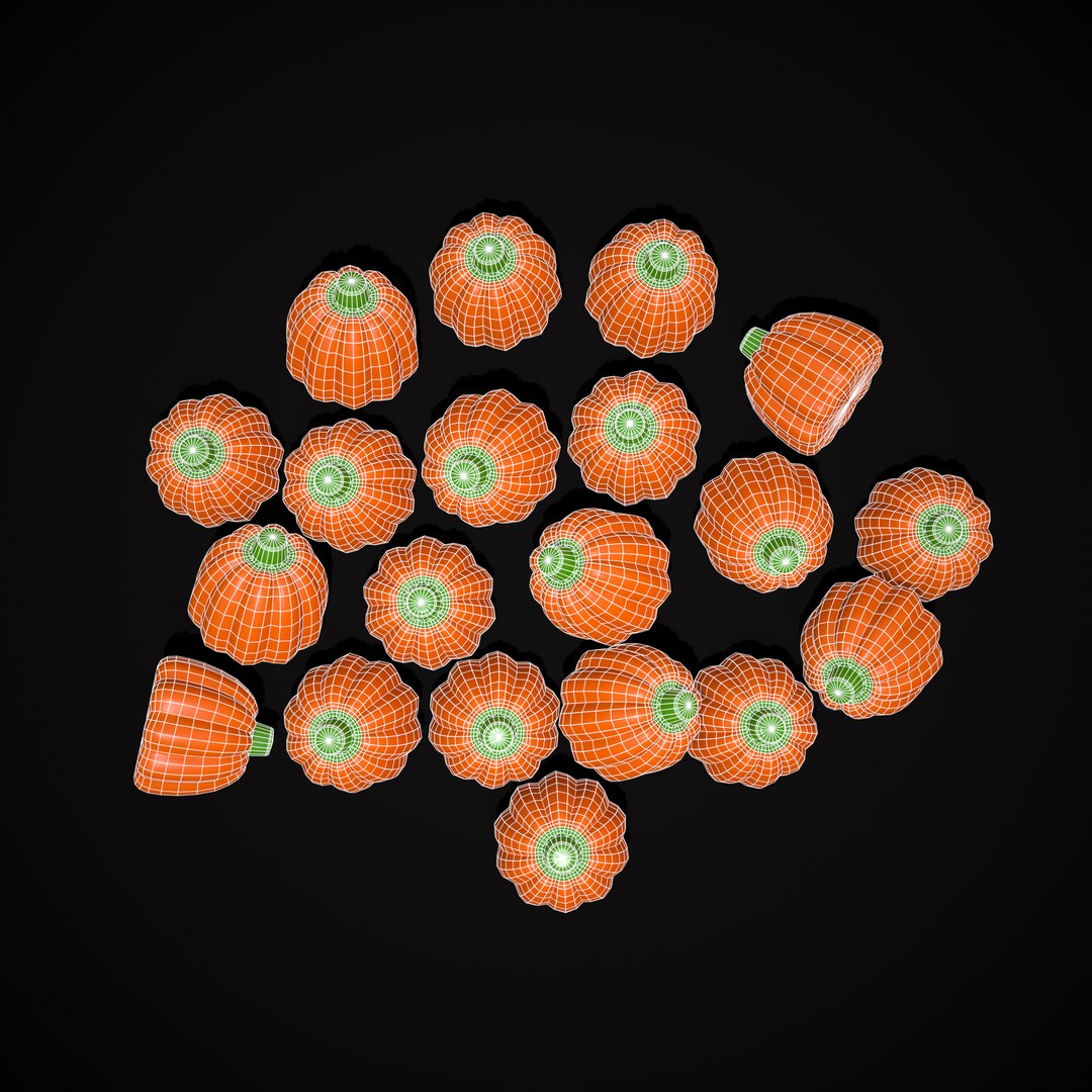 3D Pumpkin Candy - TurboSquid 2118583