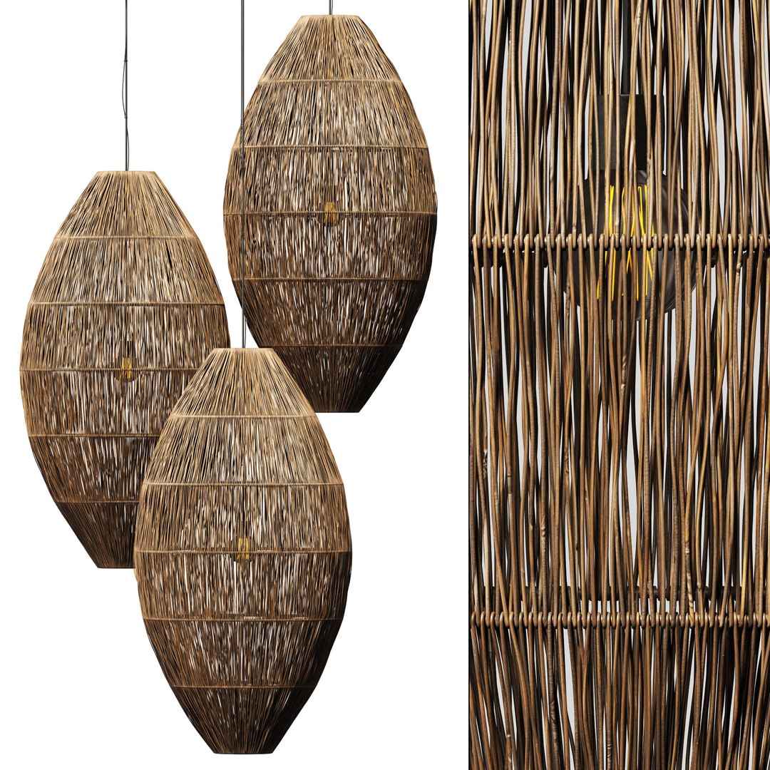 Lamp Wicker N35b 3D - TurboSquid 2527754
