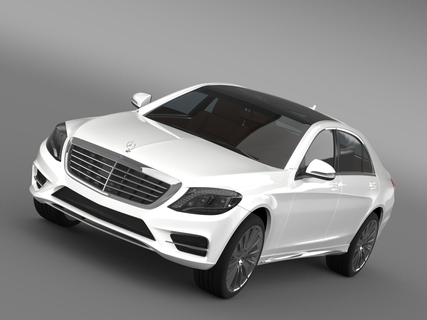3d amg mercedes benz s model