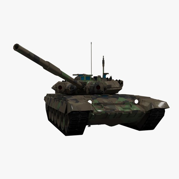 modelo 3d Modelo 3D del tanque de batalla principal camuflado T90A ...