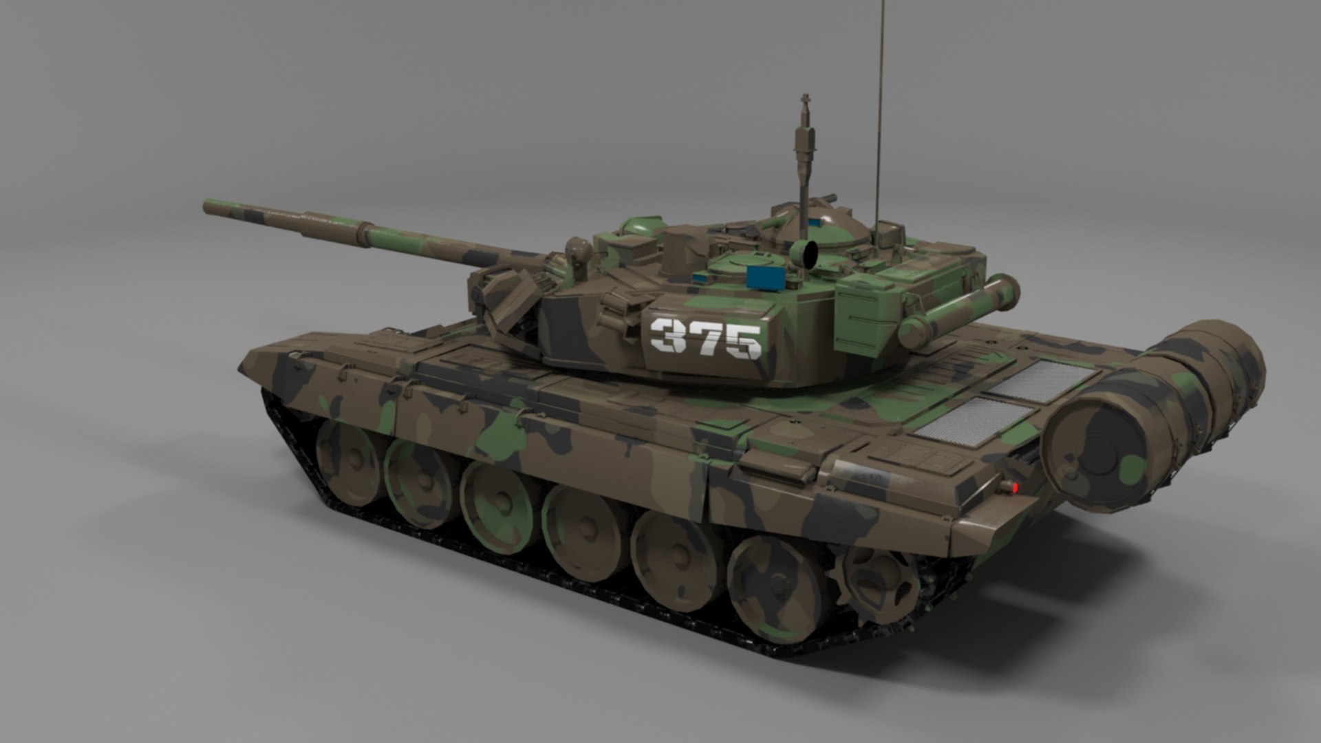 3D Model Camouflaged T90A Main Battle Tank 3D Model - TurboSquid 2126232