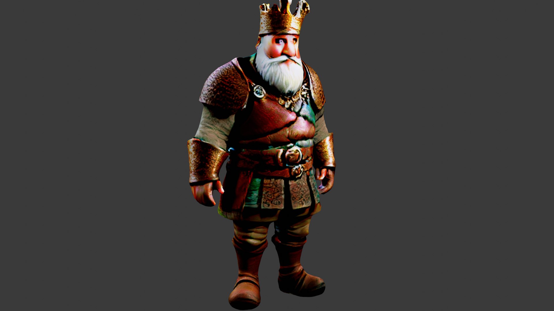 3D Model Blind King - TurboSquid 2127424