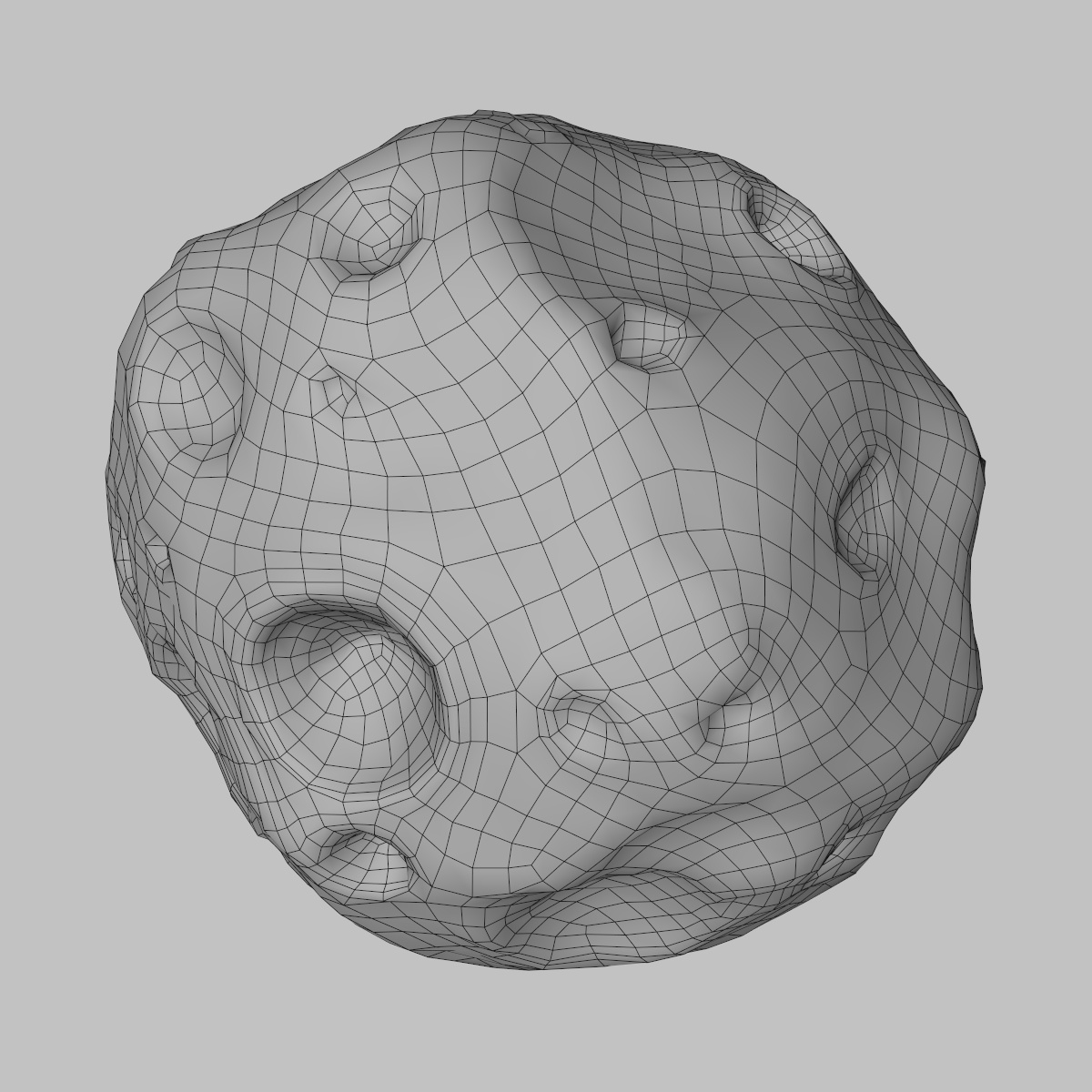 3d asteroid meteoroid rock