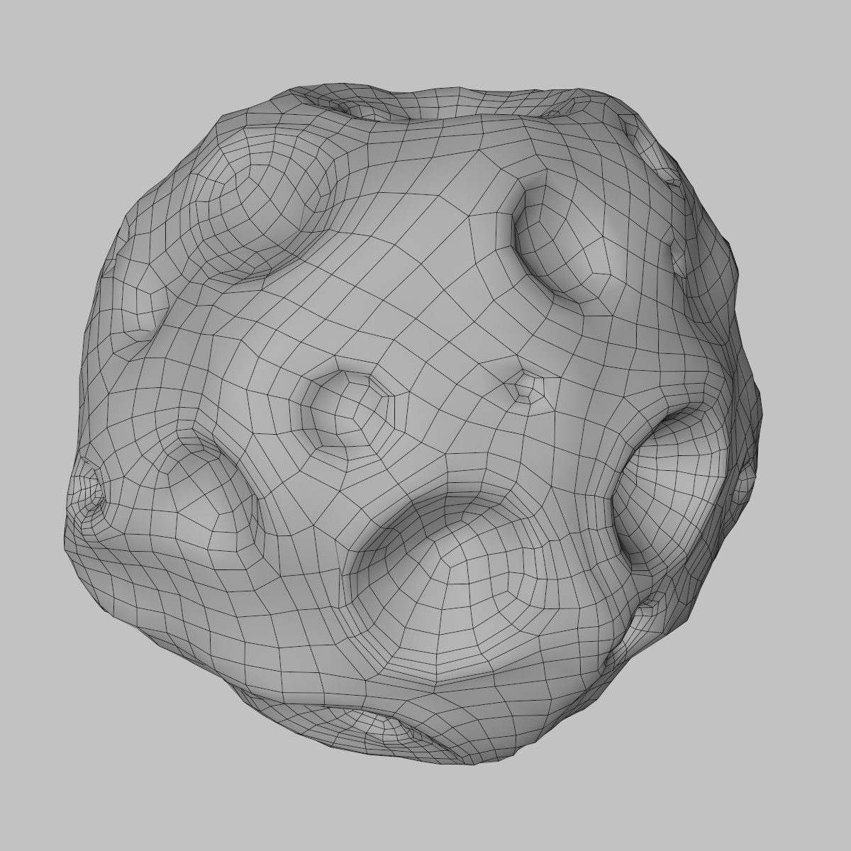 3d asteroid meteoroid rock