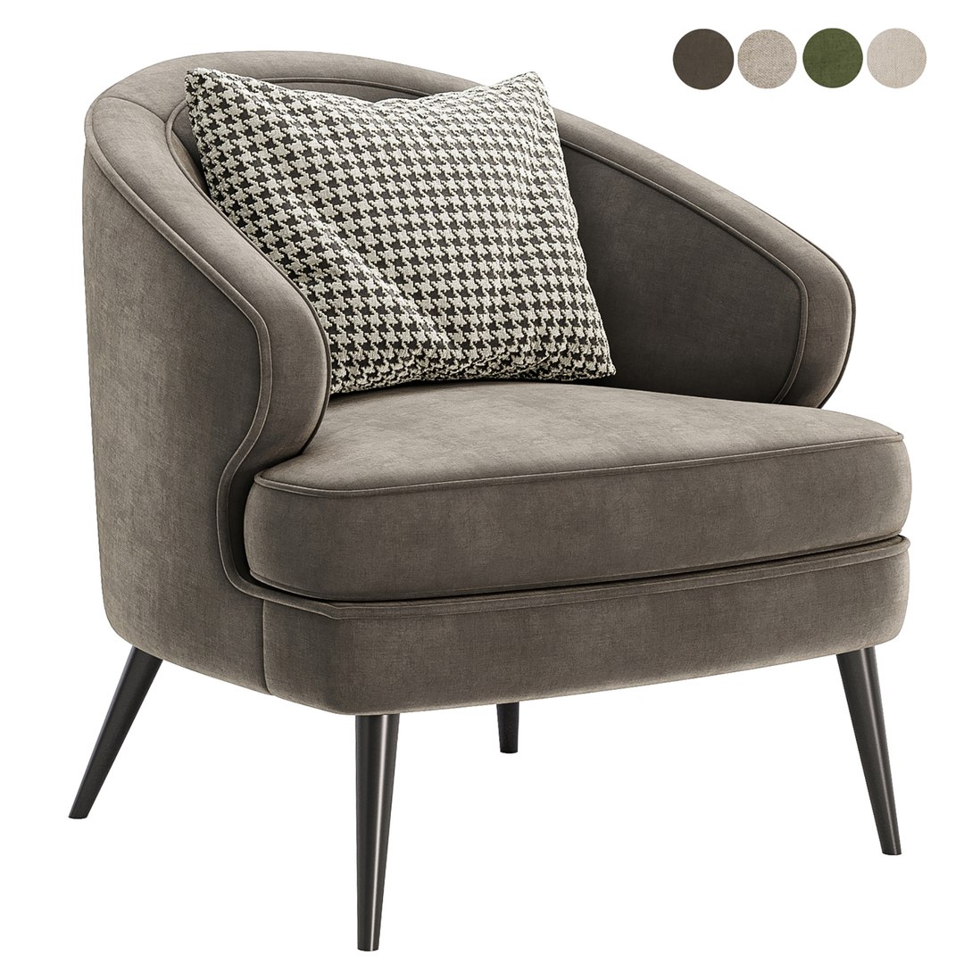 Peter Arm Chair 3D Model - TurboSquid 2191680
