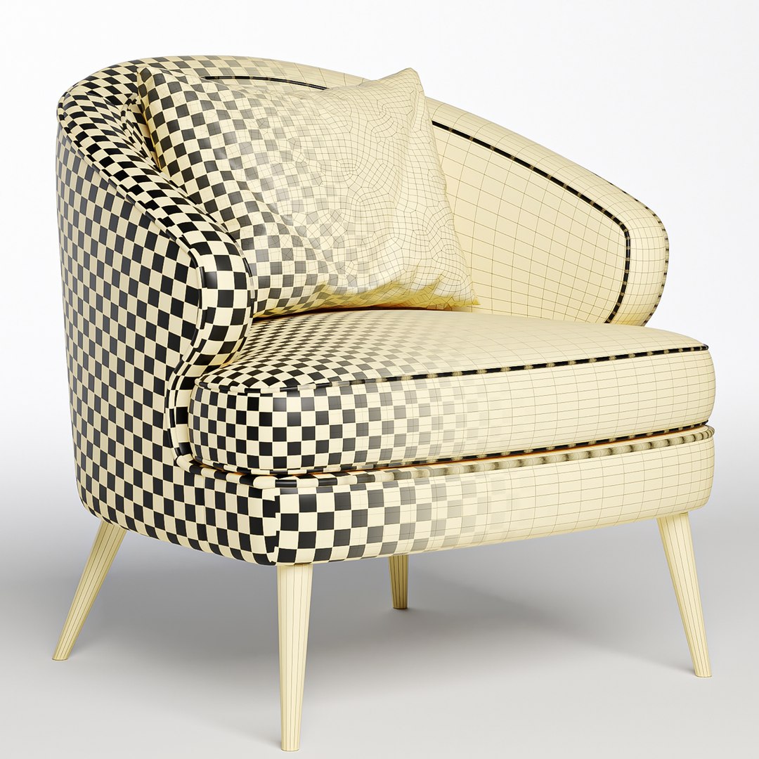 Peter Arm Chair 3D Model - TurboSquid 2191680