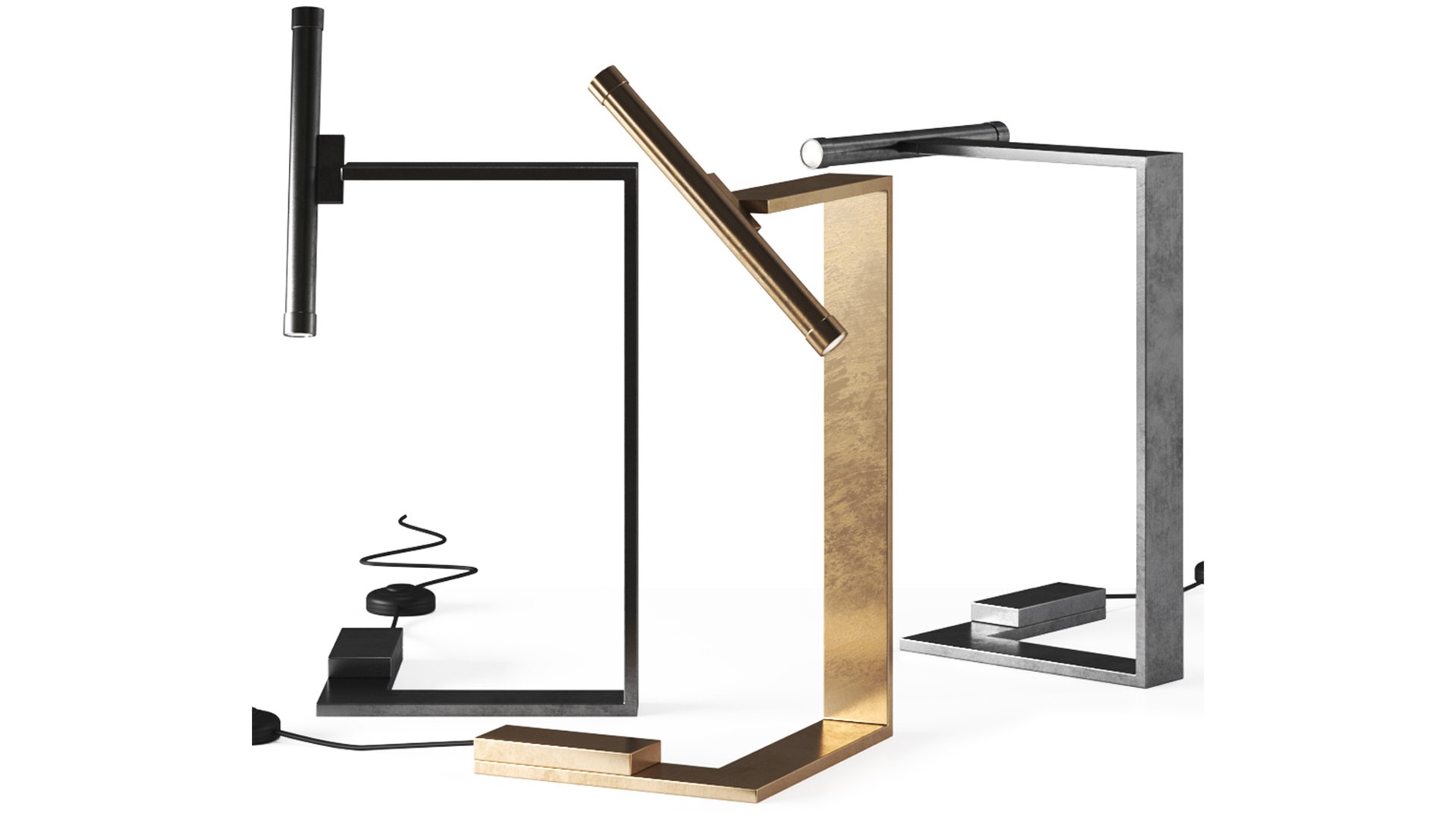 modelo 3d Flat by Henge Table lamp - TurboSquid 1878529