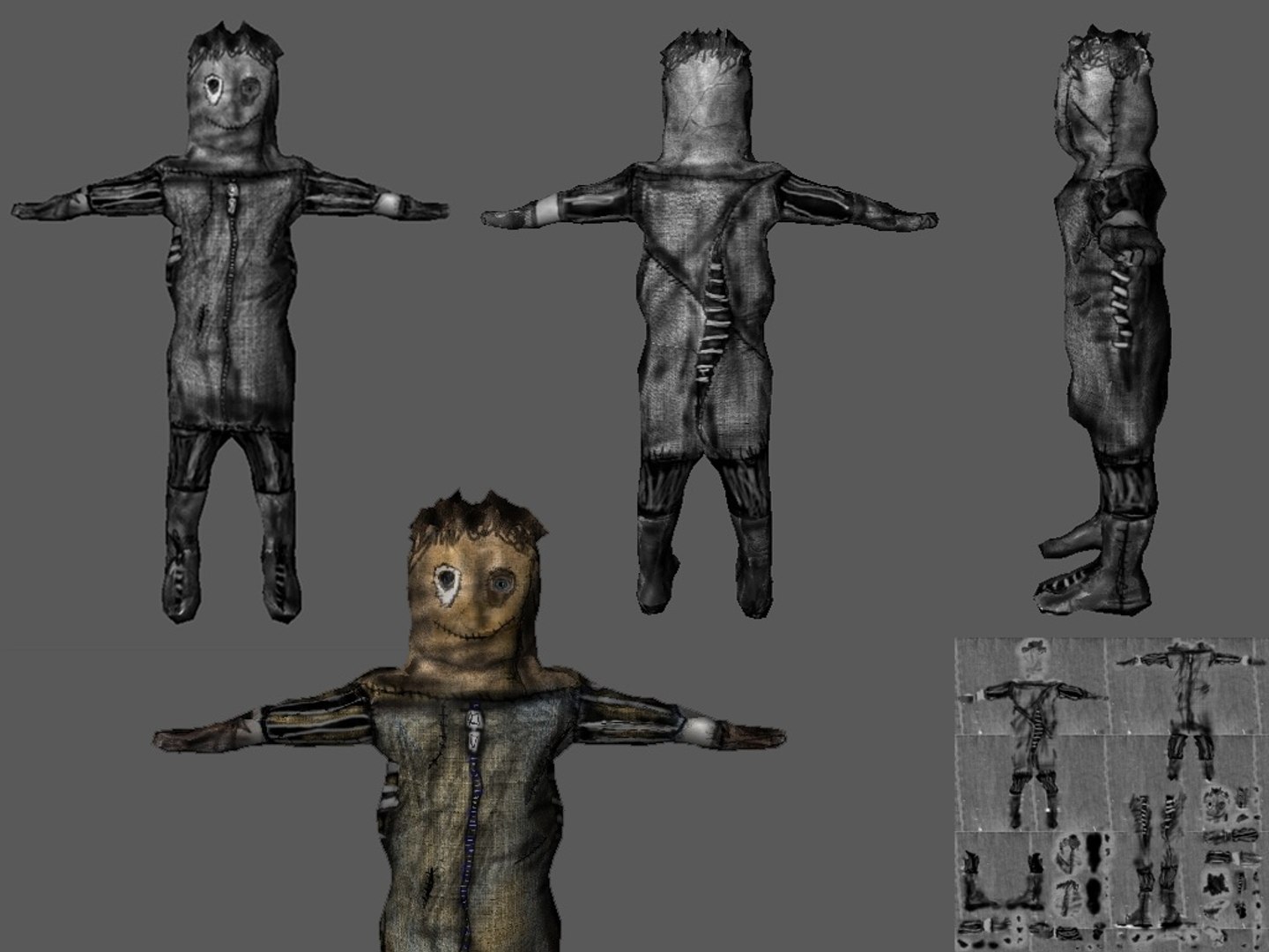 3d Model Monster Kid