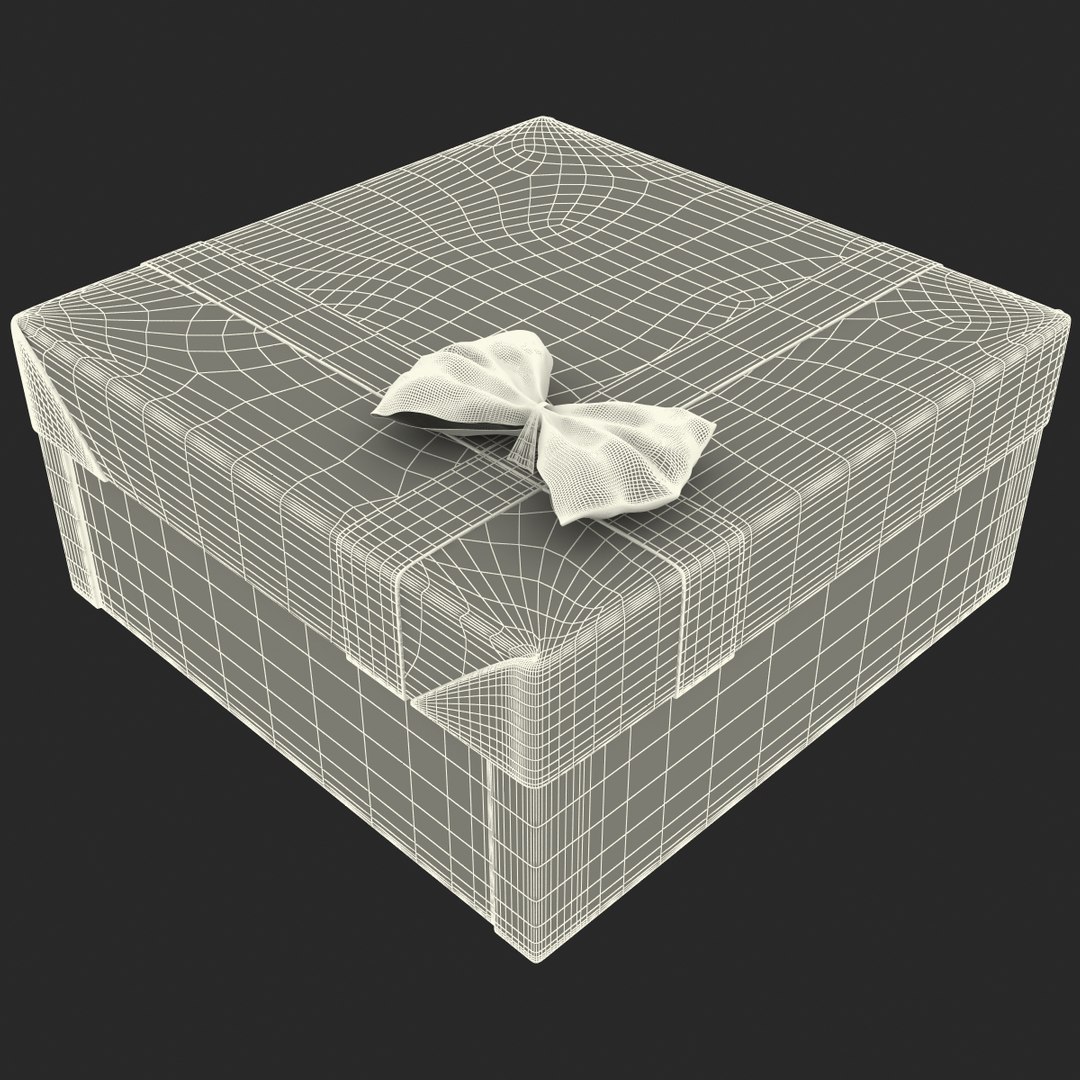 3d Model Gift Box 6 1