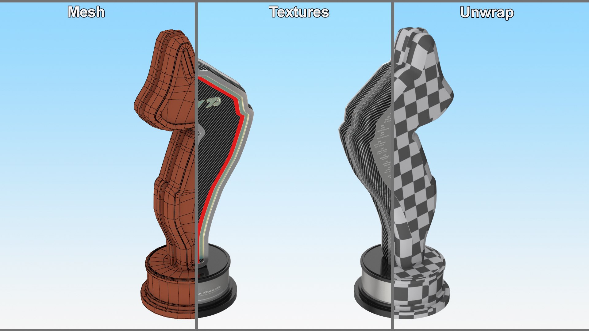 3D F1 2020 Formula 1 Grand Prix Trophy - TurboSquid 2003935