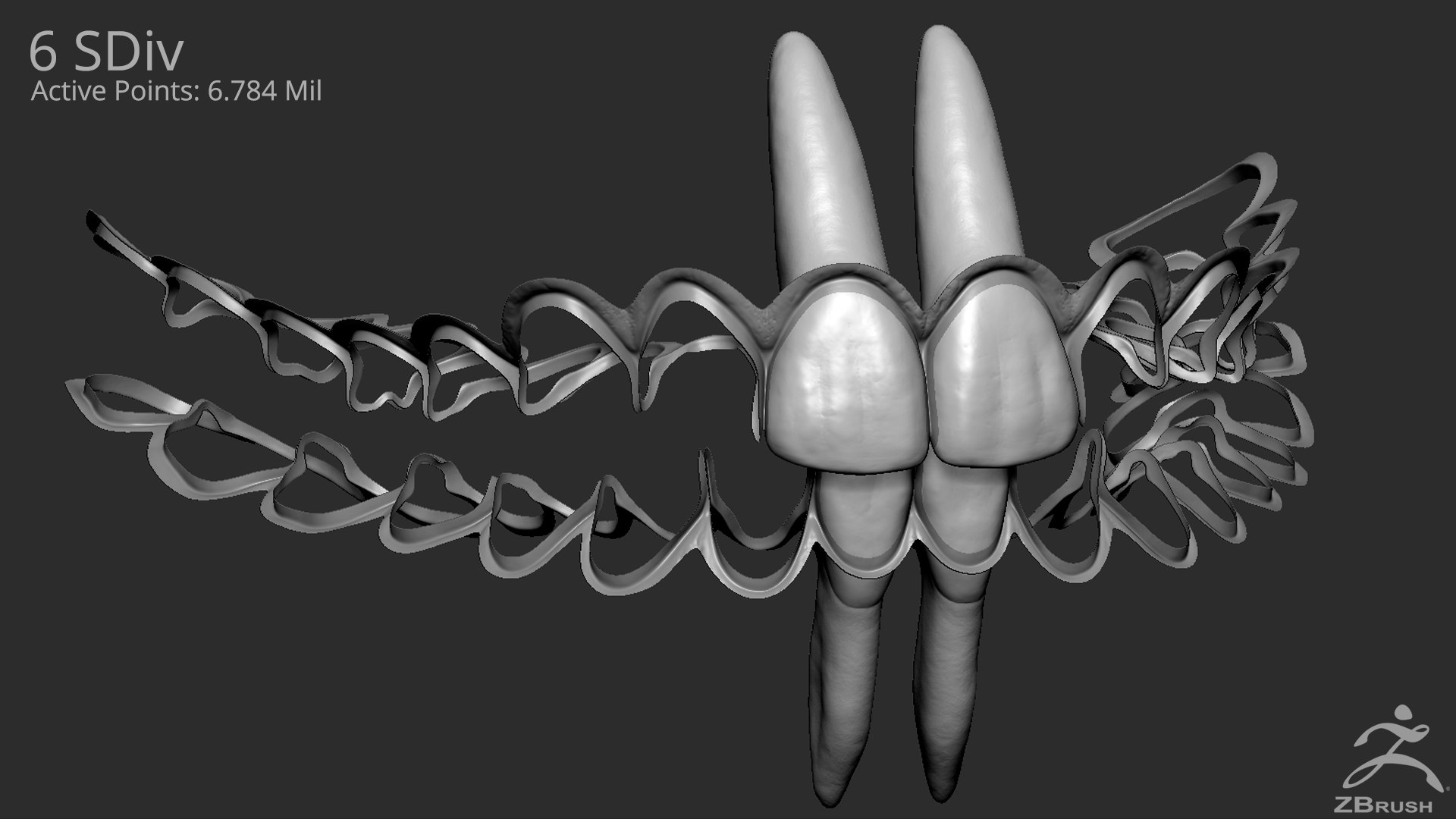 3D High Poly Mouth Model - TurboSquid 1780218