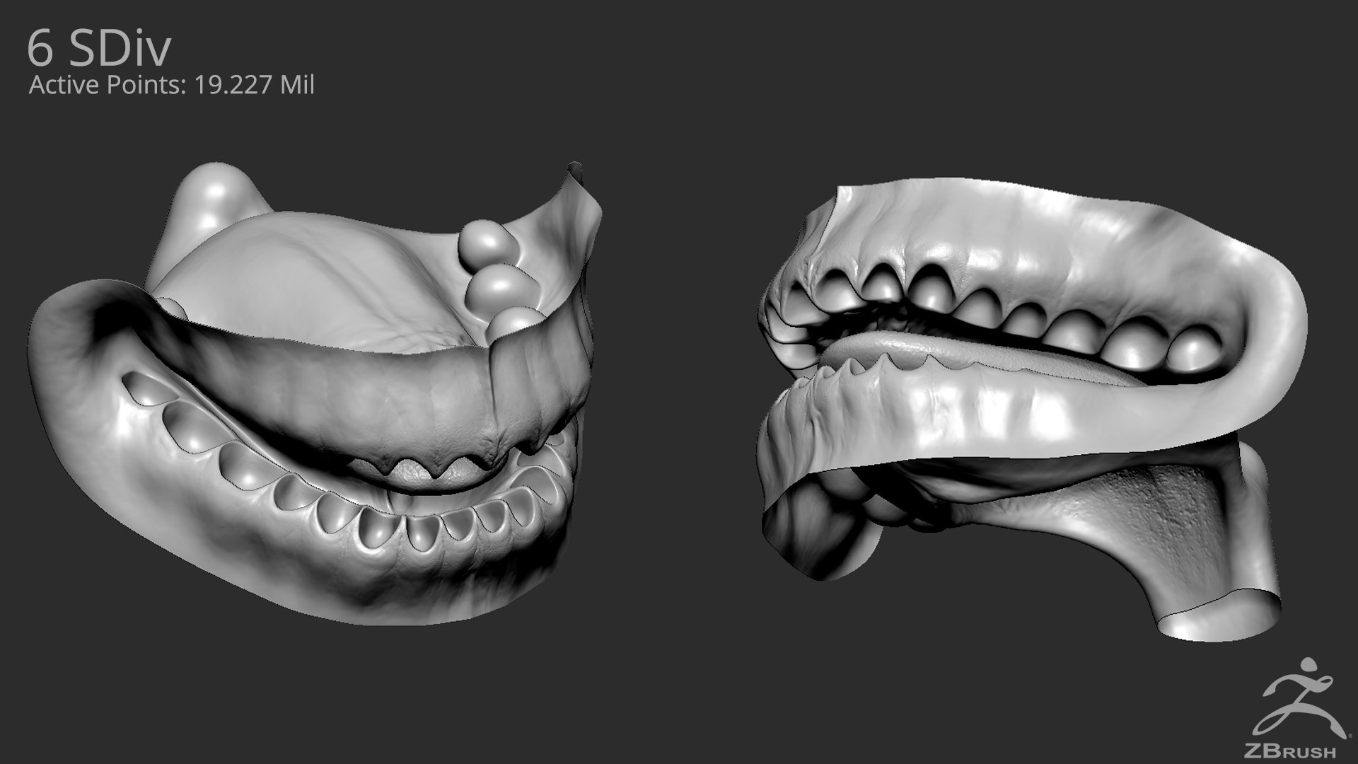 3D High Poly Mouth Model - TurboSquid 1780218