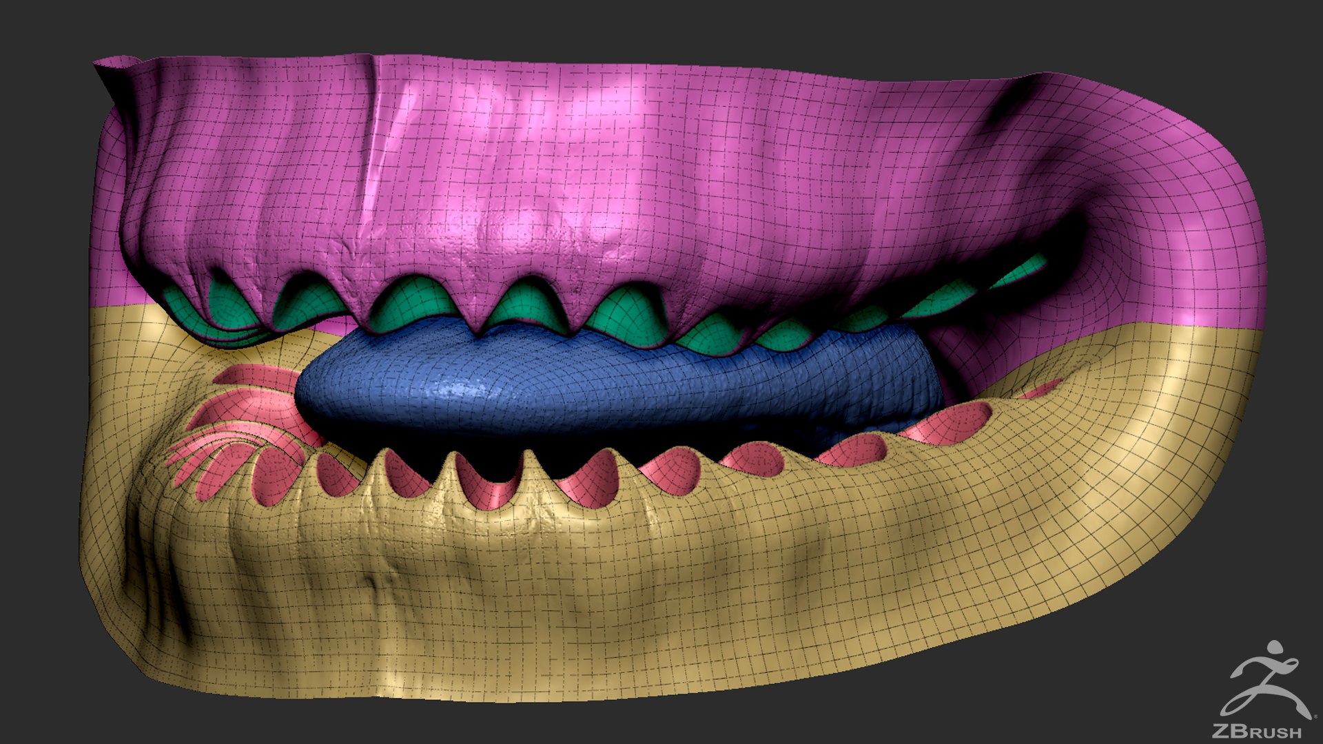 3D High Poly Mouth Model - TurboSquid 1780218