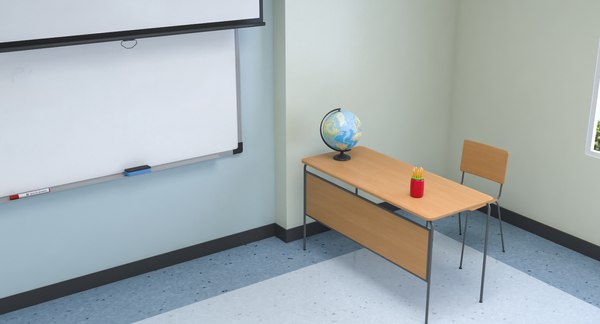 modelo 3d Escuela Aula Interior Modelo 3D - TurboSquid 1433964