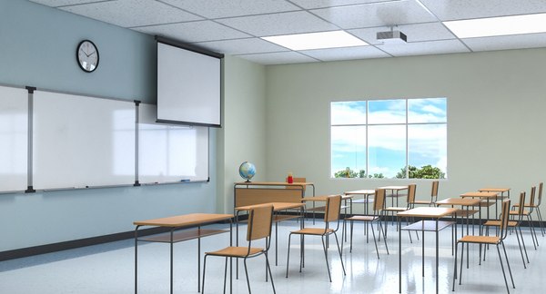 modelo 3d Escuela Aula Interior Modelo 3D - TurboSquid 1433964