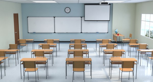 modelo 3d Escuela Aula Interior Modelo 3D - TurboSquid 1433964