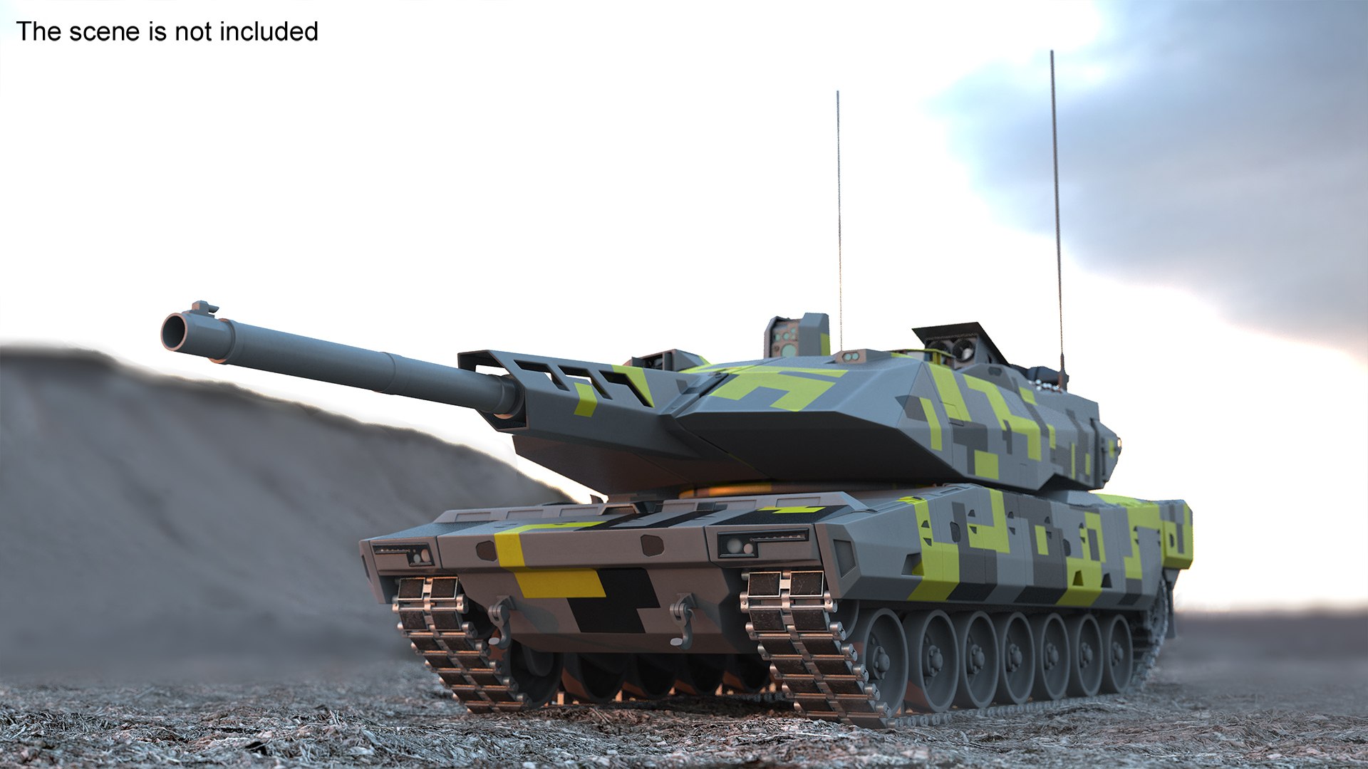 Next Gen German Main Battle Tank 3D - TurboSquid 2197279