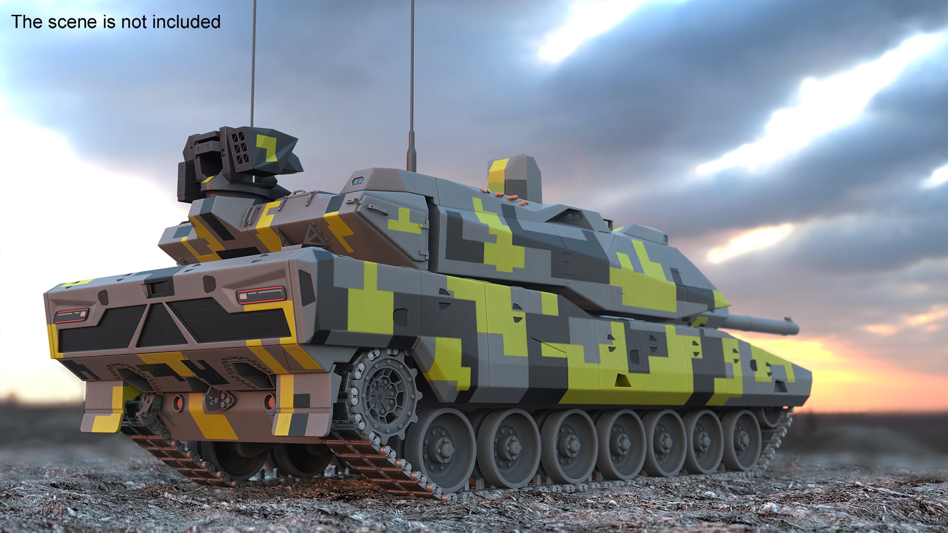 Next Gen German Main Battle Tank 3D - TurboSquid 2197279