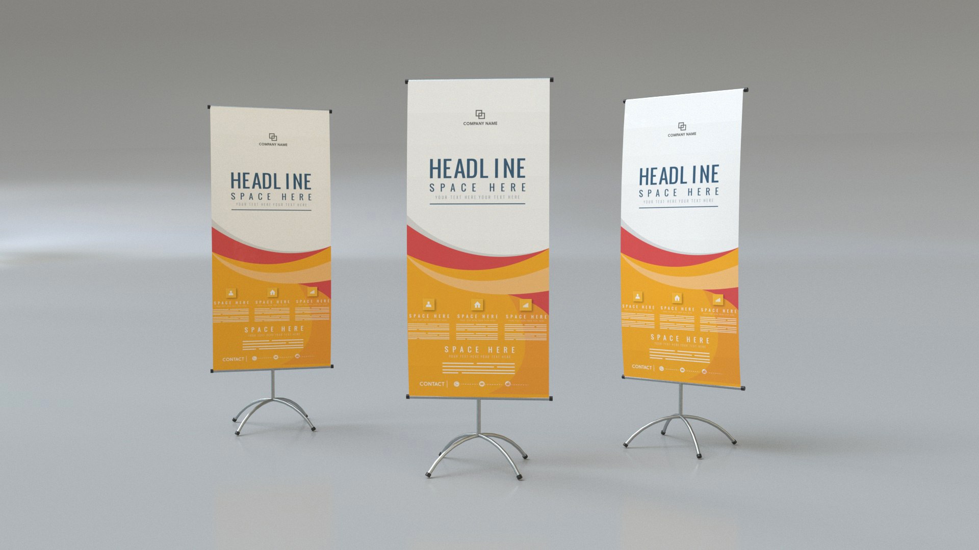 Minimal Metal Standee 3D Model - TurboSquid 1775152