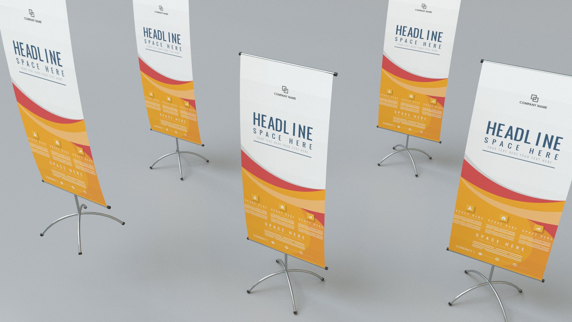 Minimal Metal Standee 3D Model - TurboSquid 1775152