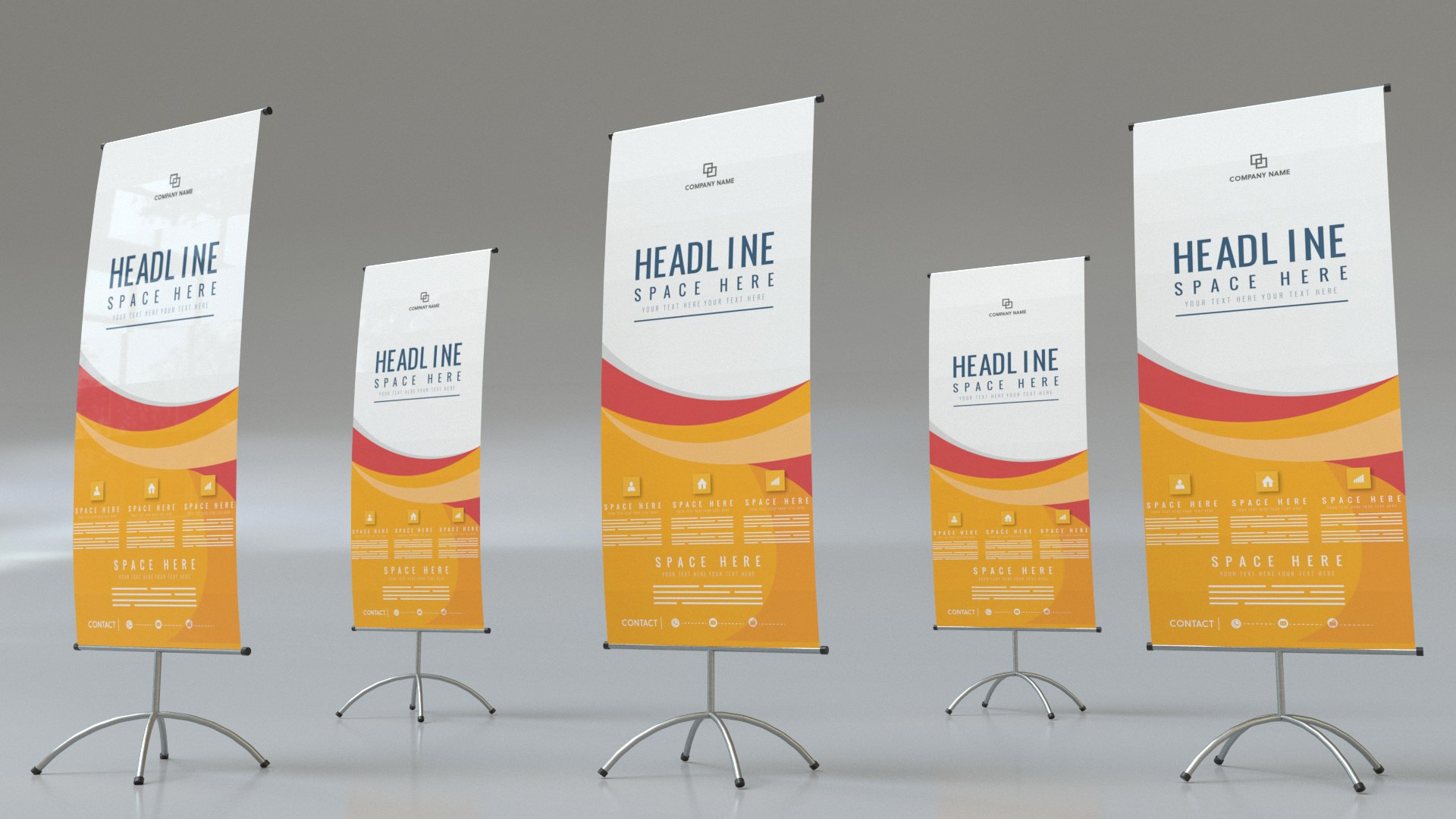 Minimal Metal Standee 3D Model - TurboSquid 1775152