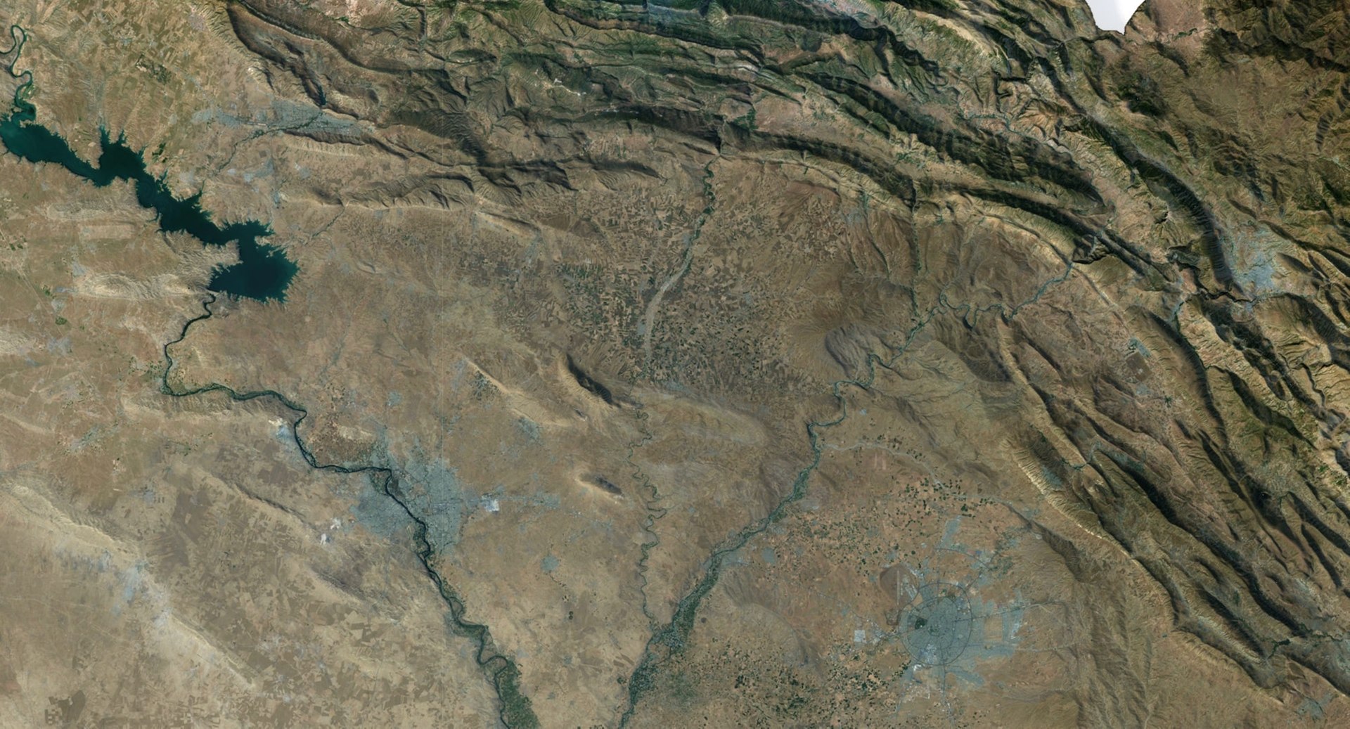 Iraq Terrain 3D Map 3D model - TurboSquid 2095106