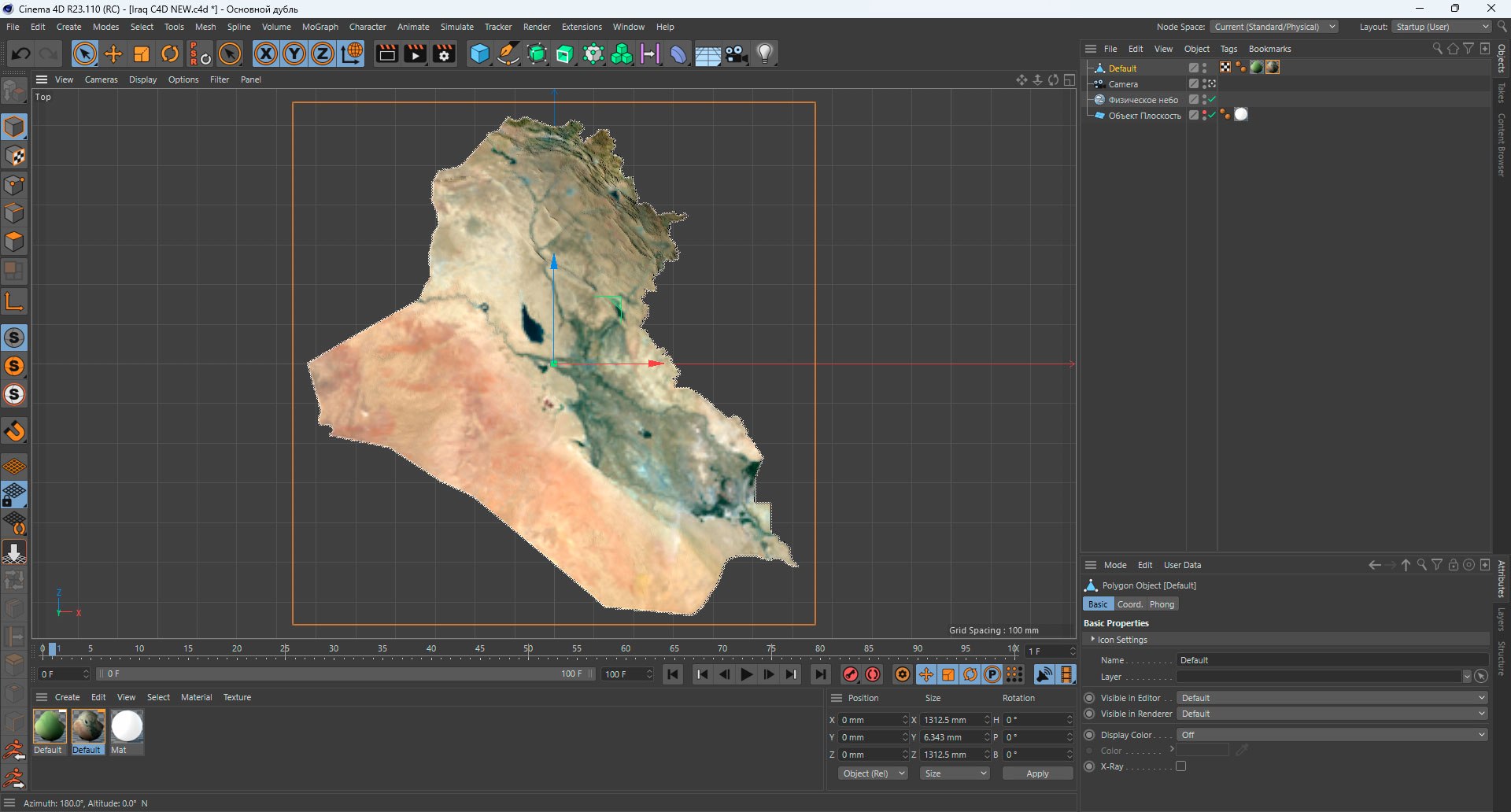 Iraq Terrain 3D Map 3D model - TurboSquid 2095106
